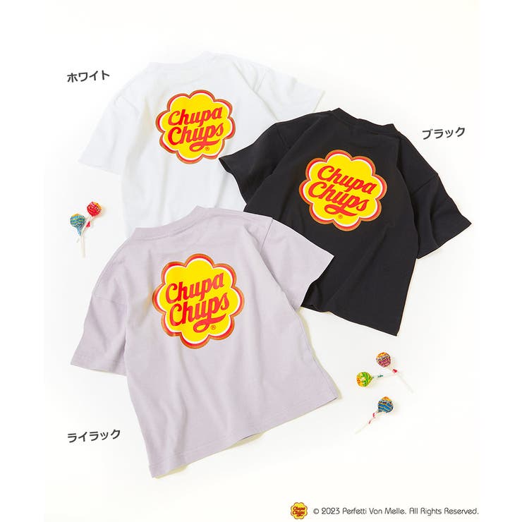 Chupa Chups バックプリントTシャツ[品番：VR000009778]｜devirock（デビロック）のキッズファッション通販｜SHOPLIST（ショップリスト）