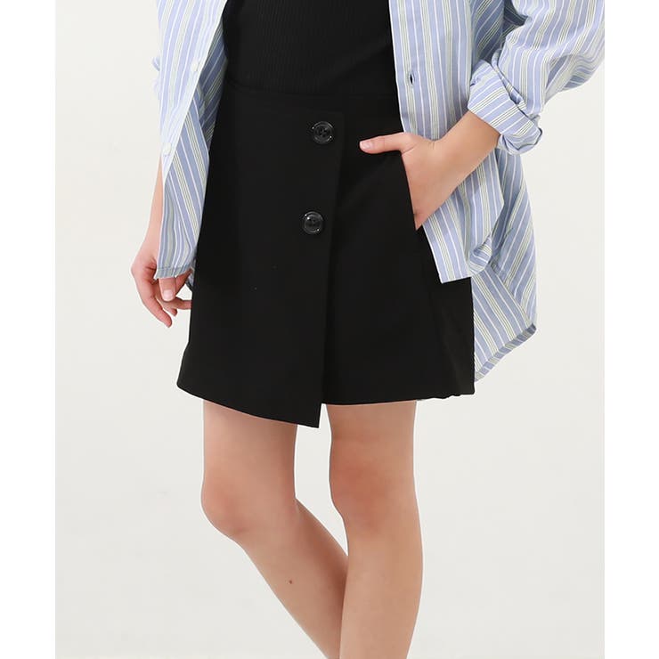 ラップスカート風 ショートパンツ 子供服[品番：VR000009969]｜devirock（デビロック）のキッズファッション通販｜SHOPLIST（ショップリスト）