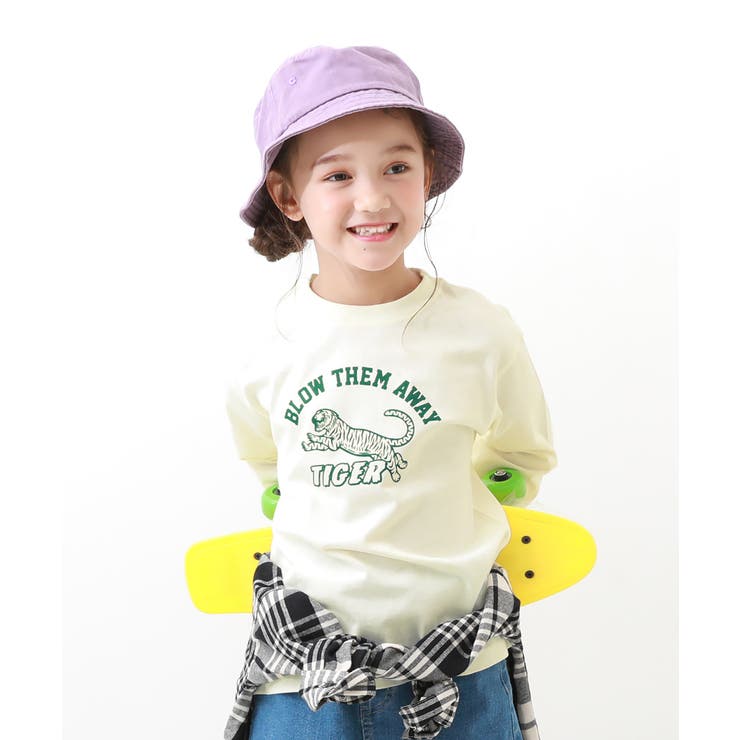 デビラボ 袖リブ 長袖Tシャツ[品番：VR000009608]｜devirock（デビロック）のキッズファッション通販｜SHOPLIST（ショップリスト）