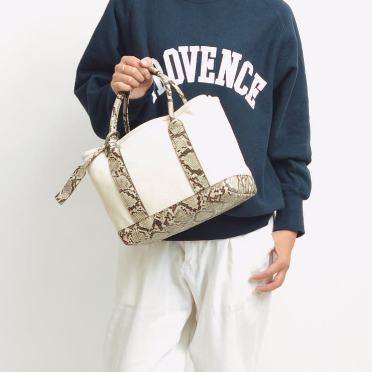 【キャンバス×合皮S】 パーテーションキャンバストートバッグ[品番：UBOW0009461]｜UNBILLION（アンビリオン）のレディースファッション通販｜SHOPLIST（ショップリスト）