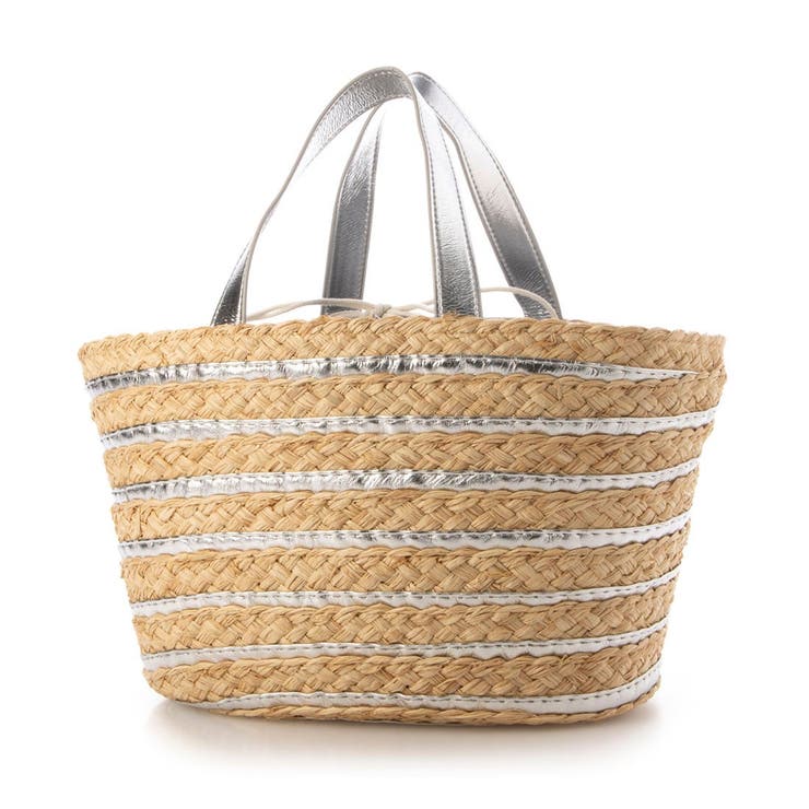 カシュカシュ cachecache / メタリックボーダーラフィアカゴバッグ[品番：UBOW0009150]｜UNBILLION（アンビリオン）のレディースファッション通販｜SHOPLIST ...
