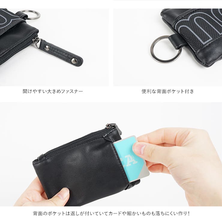 ダブルファスナー小銭入れ 小銭入れ コインケース[品番 ダブルファスナー小銭入れ 小銭入れ コインケース[品番