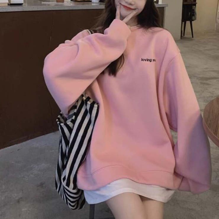 トレーナー[品番：ZJ000023606]｜Girly Doll（ガーリードール）のレディースファッション通販｜SHOPLIST（ショップリスト）