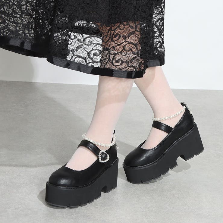 【NOFALL】【lofty】厚底メリージェーンパンプス ガーリー[品番：FINW0005416]｜FINE （ファイン）のレディースファッション通販｜SHOPLIST（ショップリスト）