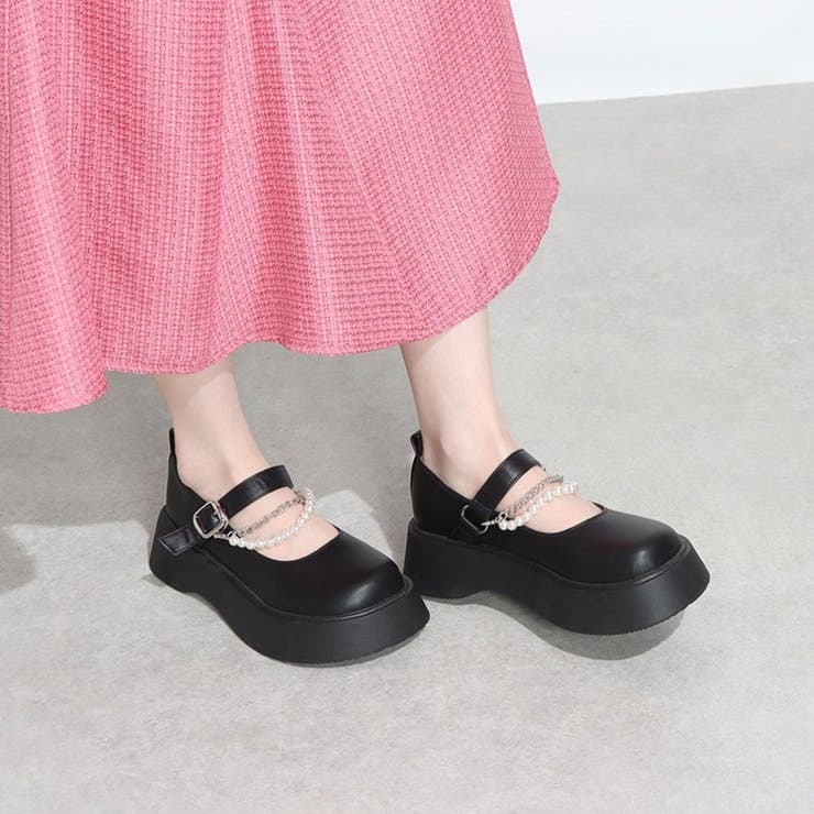 【NOFALL】【lofty】エナメル調ストラップ厚底シューズ[品番：FINW0005420]｜FINE （ファイン）のレディースファッション通販｜SHOPLIST（ショップリスト）