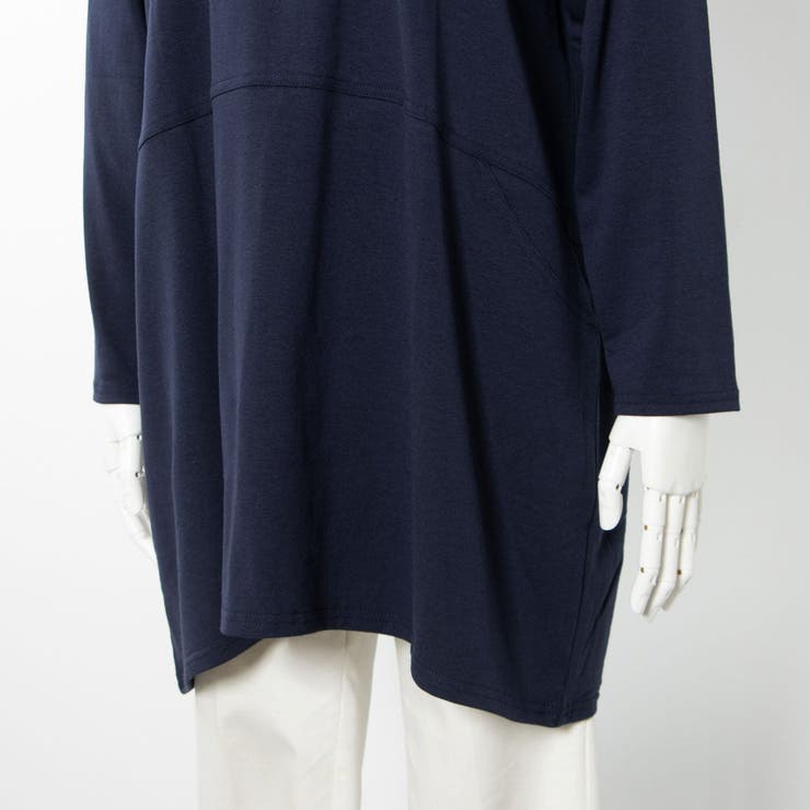 【FINE】【Bella signora】切替え長袖カットソーチュニック[品番：FINW0004710]｜FINE （ファイン）のレディース ...