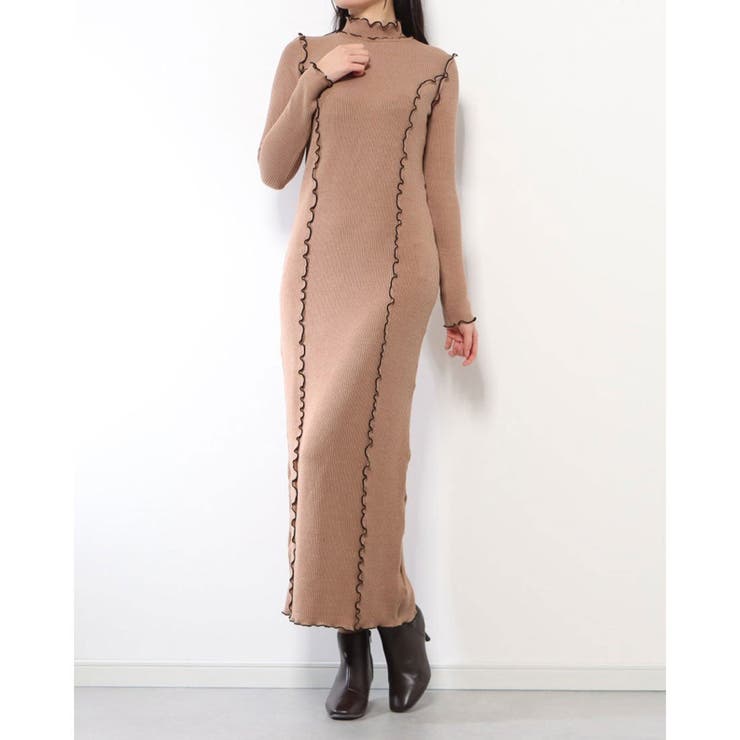 【FINE SELECTION/ファインセレクション】リブニットワンピース[品番：FINW0002894]｜FINE （ファイン）のレディース ...