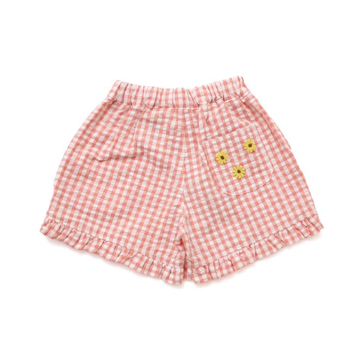 WEB限定 ひまわりポケットフリルショートパンツ[品番 WEB限定 ひまわりポケットフリルショートパンツ[品番