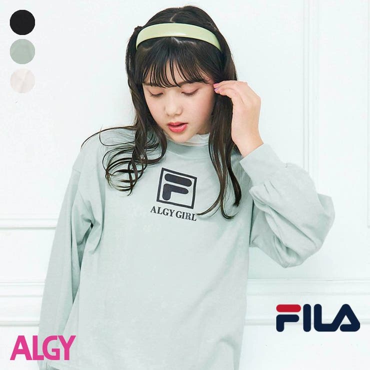 ALGY×FILAコラボシアー衿ロンT[品番：FOKK0015408]｜F.O.Online Store（エフオーオンラインストア ）のキッズファッション通販｜SHOPLIST（ショップリスト）