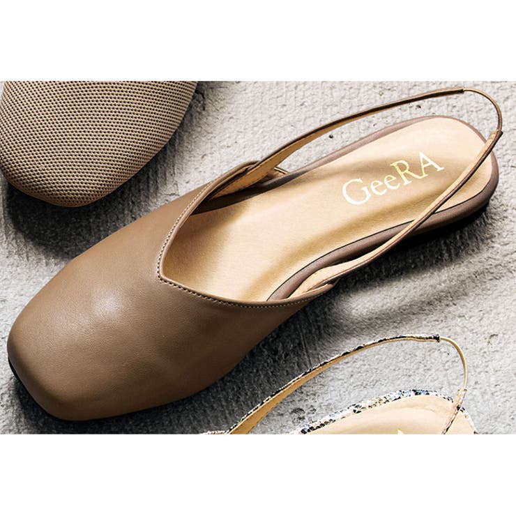 スクエアトゥバックバンドパンプス[品番：GERW0000073]｜GeeRA（ジーラ）のレディースファッション通販｜SHOPLIST（ショップリスト）