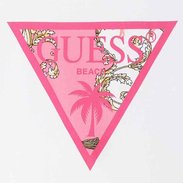 [GUESS] Triangle Logo Tee ロゴTシャツ レディース[品番：GUEW0008647]｜GUESS【WOMEN】（ゲス ...