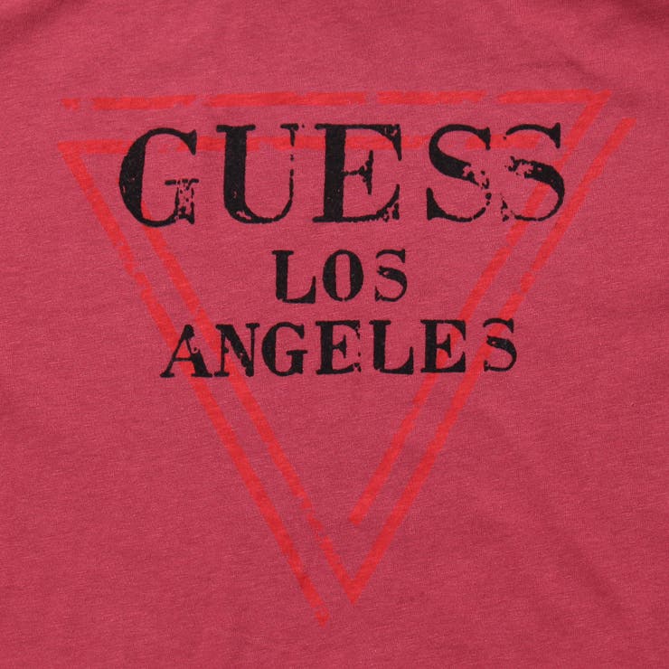 [GUESS] FLOCK TRIANGLE LOGO CREW TEE[品番：GUEW0004221]｜GUESS【MEN】（ゲス）のメンズ ...
