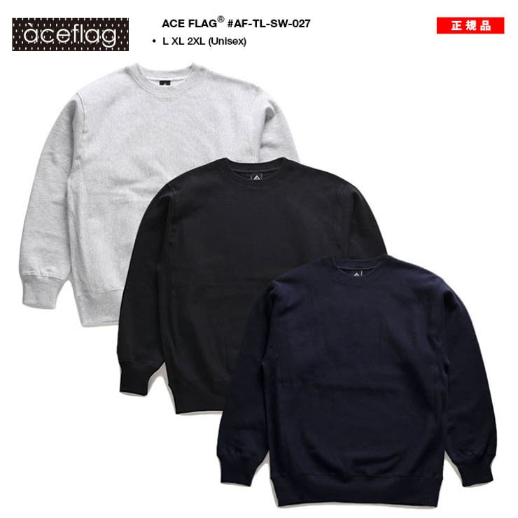 トレーナーACEFLAG トレーナー ブランド[品番：HKHM0006638]｜本格派大人のB系 （ホンカクハオトナノビーケイ）のメンズファッション通販｜SHOPLIST（ショップリスト）