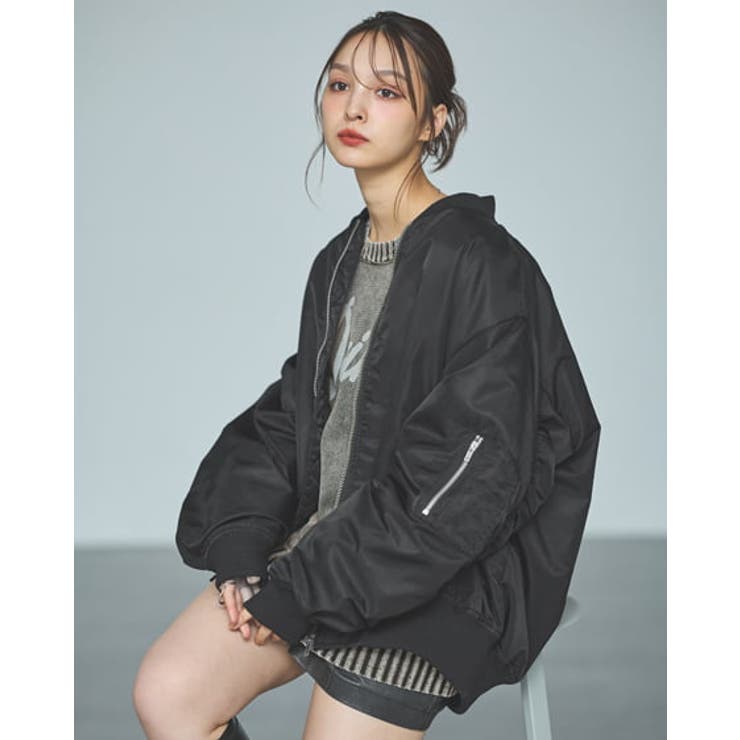 中綿入りBIG MA-1[品番：INGW0010479]｜INGNI （イング）のレディースファッション通販｜SHOPLIST（ショップリスト）