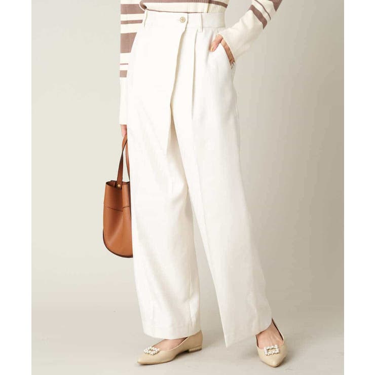 ラップ調ワイドパンツ[品番：ITKW0013503]｜a.v.v【WOMEN】（アーヴェヴェ）のレディースファッション通販｜SHOPLIST ...