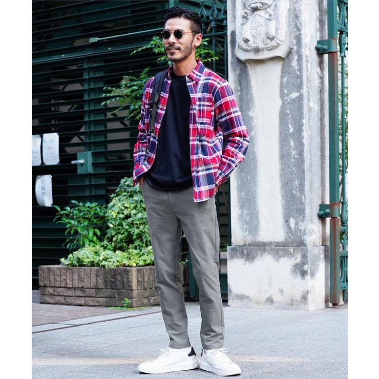 roshell シアサッカー スリムパンツ テーパードパンツ[品番：JG000014141]｜JIGGYS SHOP（ジギーズショップ）の ...