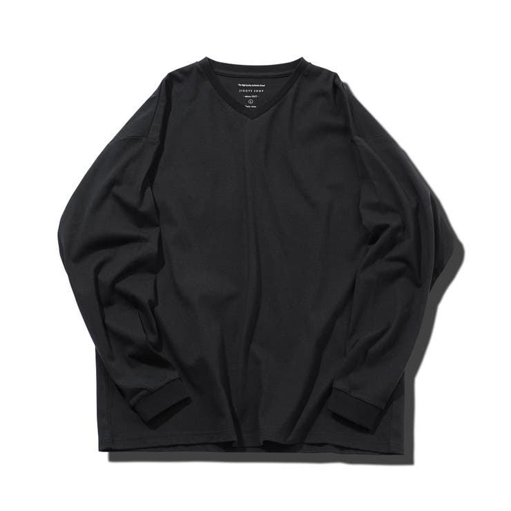 吸汗速乾 ロンT メンズ◇ルーズフィットVネックロンT◇Tシャツ 吸汗速乾 ロンT メンズ◇ルーズフィットVネックロンT◇Tシャツ