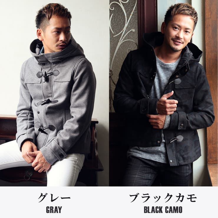 roshell メルトン ダッフルコート ジャケット[品番：JG000004556]｜JIGGYS SHOP（ジギーズショップ）のメンズ ...