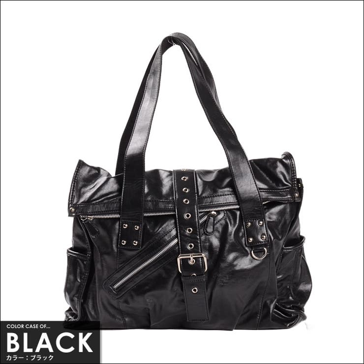 Roshell PUベルトデザインボストンバッグ お兄系 Men[品番：JG000005323]｜JIGGYS SHOP（ジギーズショップ）のメンズファッション通販｜SHOPLIST（ショップリスト）