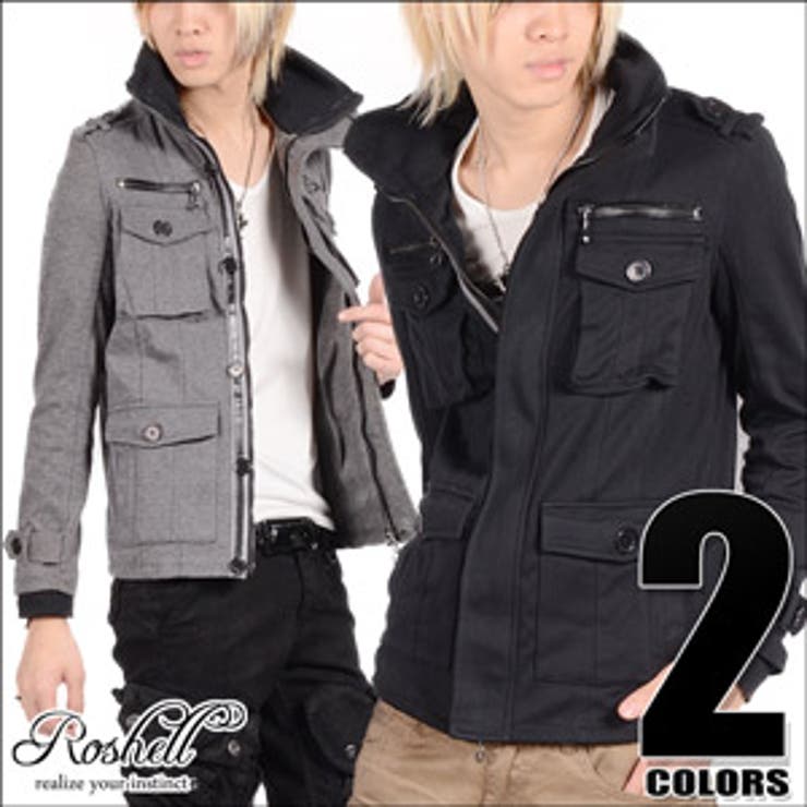 RoshellポンチM65ブルゾン お兄系 Men s[品番：JG000004996]｜JIGGYS SHOP（ジギーズショップ）のメンズ ...
