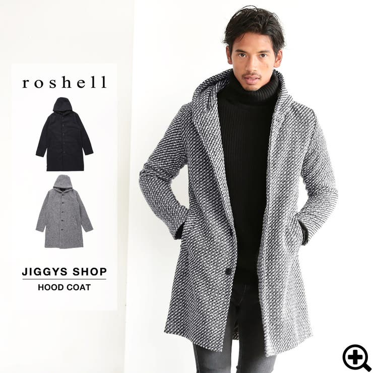 roshell フードコート メンズ コート[品番：JG000008956]｜JIGGYS SHOP（ジギーズショップ）のメンズファッション ...