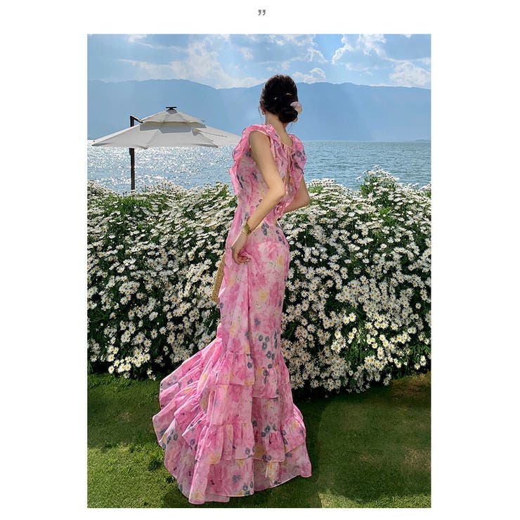 リゾートワンピ 花柄 花柄ワンピ[品番：JSFW0013709]｜JS FASHION（ジェーエスファッション）のレディースファッション通販 ...