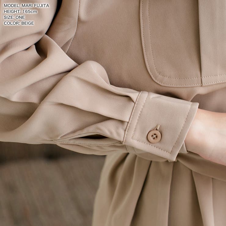 ベルト付きオーバーサイズシャツ [510486][品番：BA000004274]｜JULIA BOUTIQUE（ジュリアブティック）の ...