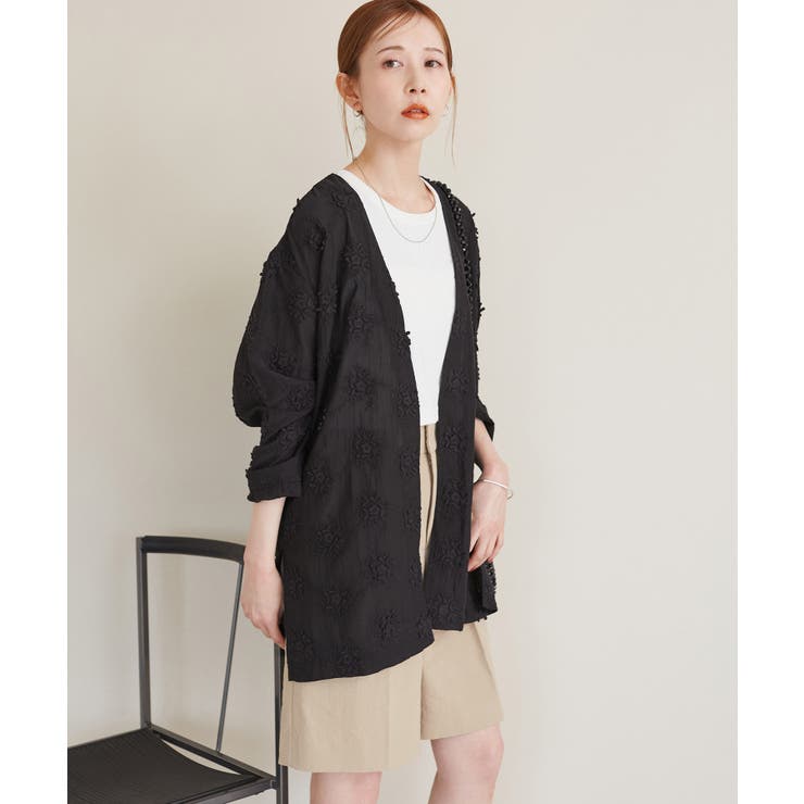 【emur/エミュール】エンブロイダリーカーディガン[品番：RPCW0042662]｜ROPE' PICNIC（ロペピクニック）のレディース ...