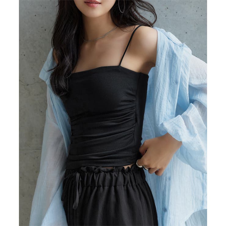 カップ付きドレープキャミソール[C7982] カップ付き ドレープ[品番：KO000016329]｜KOBE LETTUCE（コウベレタス ...