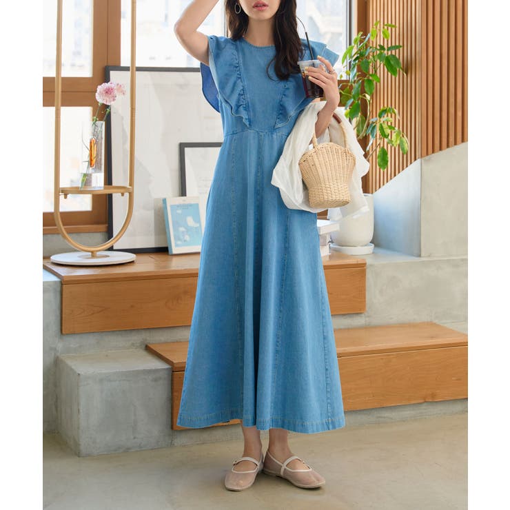 デニムワンピース[E3511][品番：KO000015353]｜KOBE LETTUCE（コウベレタス）のレディースファッション通販｜SHOPLIST（ショップリスト）