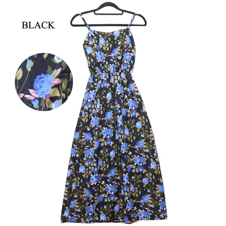 ウエストシャーリングデザインワンピース リゾートワンピ キャミワンピ[品番：ELEW0000878]｜Leggy&Paggy（レギーアンドパ ...