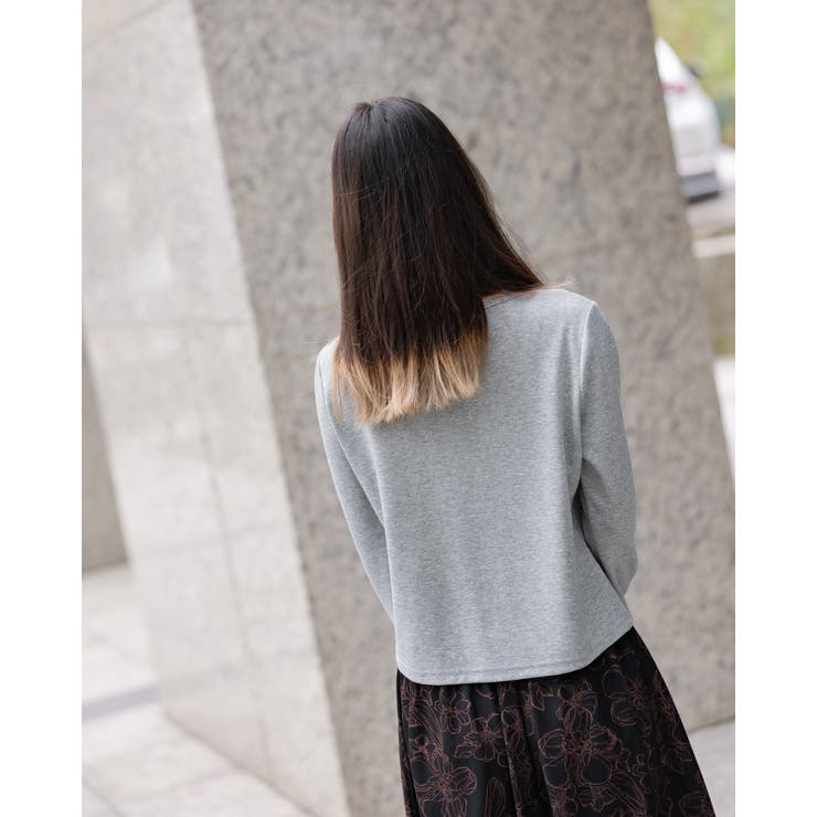 胸元リボンのプルオーバー[品番：LVLW0000333]｜Frenchic（フレンチック）のレディースファッション通販｜SHOPLIST ...