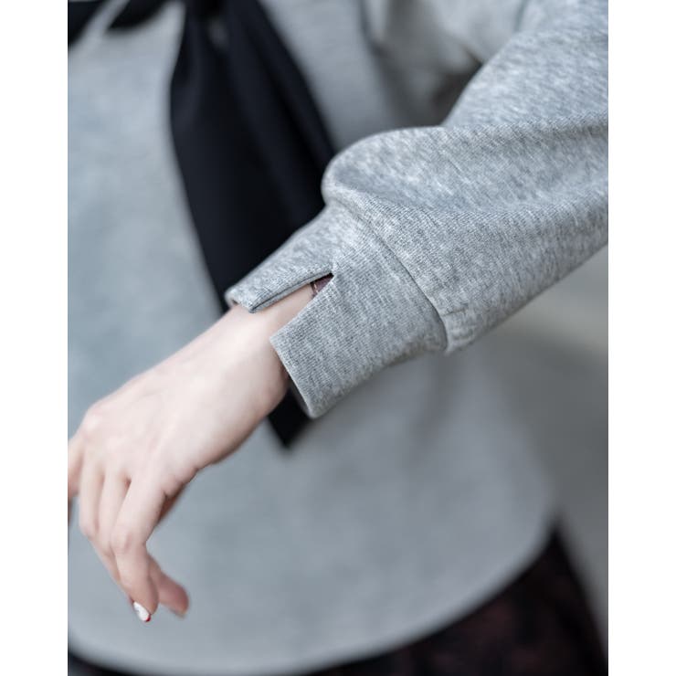 胸元リボンのプルオーバー[品番：LVLW0000333]｜Frenchic（フレンチック）のレディースファッション通販｜SHOPLIST ...