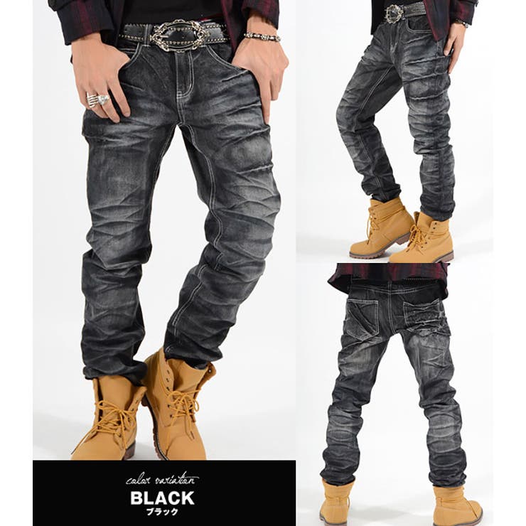 お兄系 メンズ デニムパンツお兄系デニム[品番：LU000002496]｜LUXSTYLE（ラグスタイル）のメンズファッション通販 ...