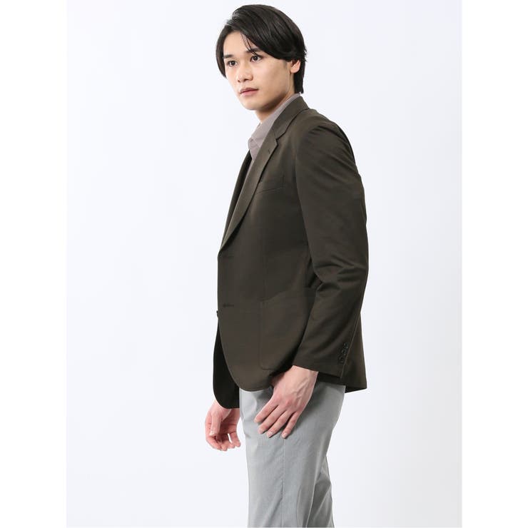 WEB限定】軽量ウォッシャブル リランチェ 2ボタンジャケット WEB限定】軽量ウォッシャブル リランチェ 2ボタンジャケット