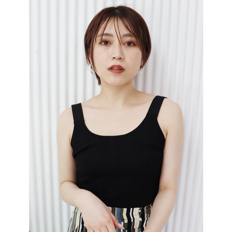 ショルダーバックルニットタンク[品番：MKSW0039206]｜MURUA（ムルーア）のレディースファッション通販｜SHOPLIST（ショップリスト）