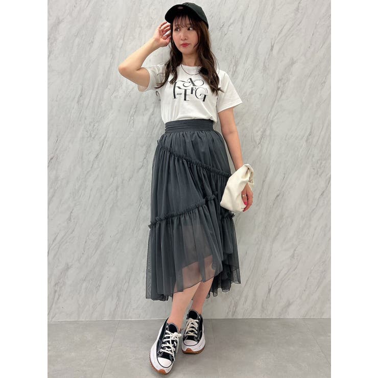 シーズンロゴTシャツ[品番：MKSW0052658]｜dazzlin（ダズリン）のレディースファッション通販｜SHOPLIST（ショップリスト）