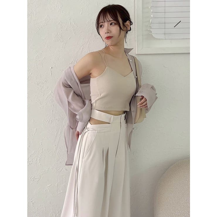 カップ付キャミ[品番：MKSW0056860]｜dazzlin（ダズリン）のレディースファッション通販｜SHOPLIST（ショップリスト）