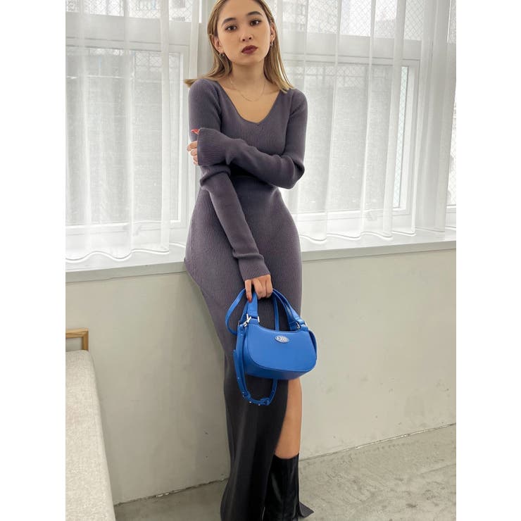 Vネックスリットマキシワンピース[品番：MKSW0049671]｜EMODA（エモダ）のレディースファッション通販｜SHOPLIST（ショップリスト）