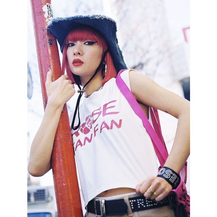 ROSE FAN FAN フィットタンク【コラボ】[品番：MKSW0050897]｜jouetie（ジュエティ）のレディースファッション通販 ...