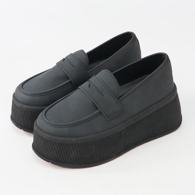 7cmヒール ワンピース オフィス フォーマル 厚底ローファー ☆2227[品番：SFWS0003020]｜LibertyDoll（リバティー ...