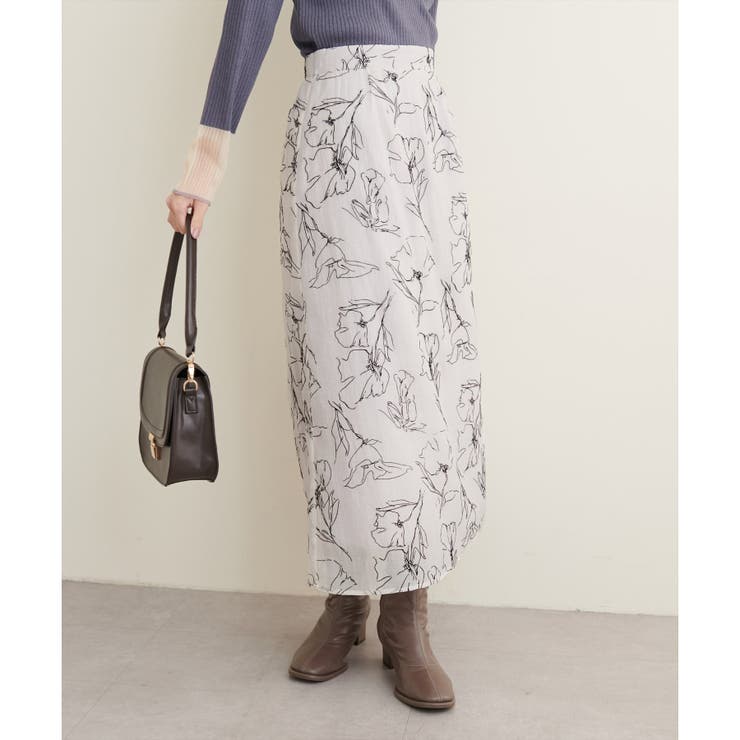 ＜mizumami＞シアーフロッキーフラワースカート[品番：NCLW0014901]｜NICE CLAUP / OLIVE des OLIVE ...