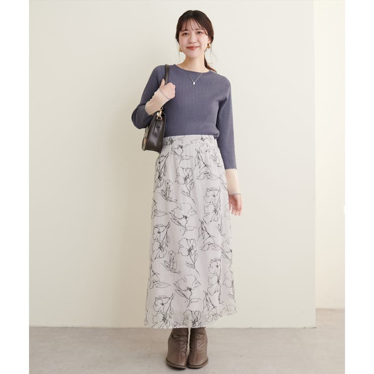 ＜mizumami＞シアーフロッキーフラワースカート[品番：NCLW0014901]｜NICE CLAUP / OLIVE des OLIVE ...