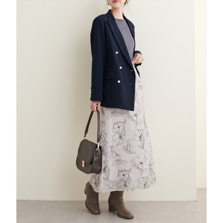 ＜mizumami＞シアーフロッキーフラワースカート[品番：NCLW0014901]｜NICE CLAUP / OLIVE des OLIVE ...