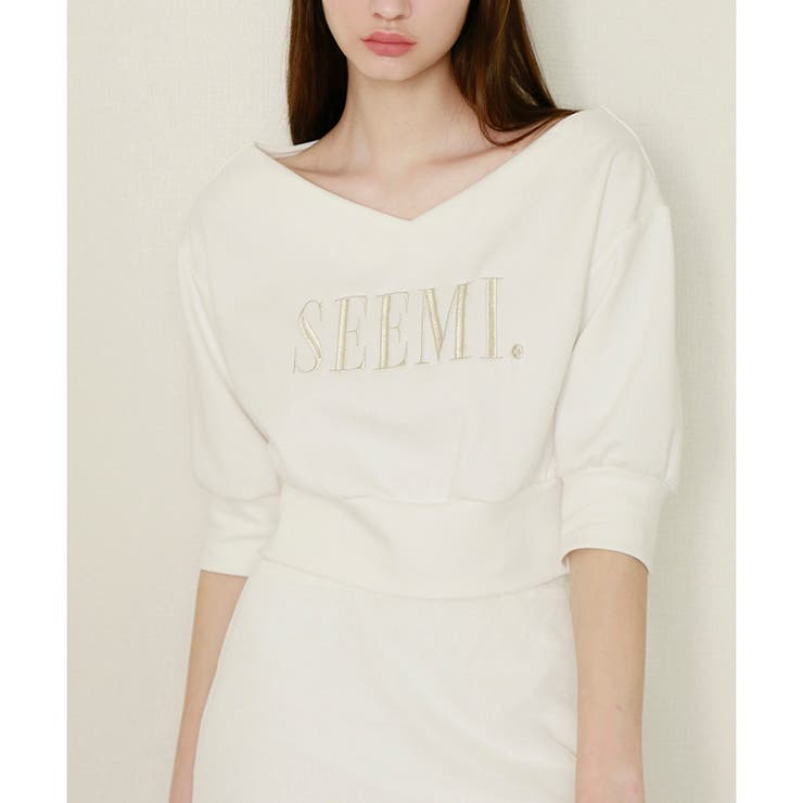 【Seemi】Seemiロゴフリルスウェット[品番：NCLW0010361]｜NICE CLAUP OUTLET（ナイスクラップアウトレット ...