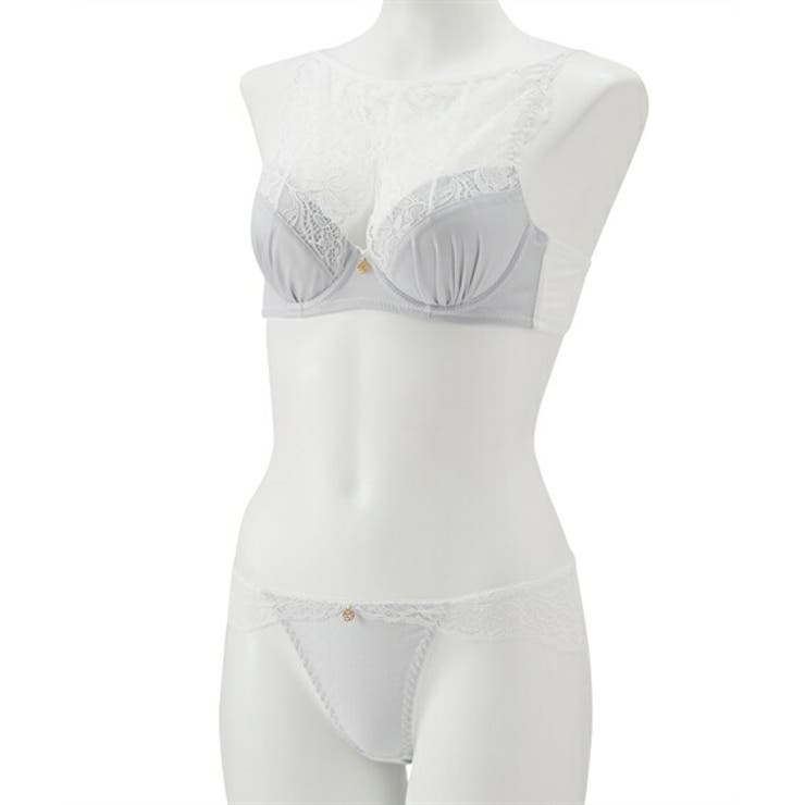 (A65/M-F75/L)背中魅せ 総レースデザイン ブラジャーショーツセット[品番：NISW0002712]｜nissen（ニッセン）のレディースファッション通販｜SHOPLIST（ショップリスト）