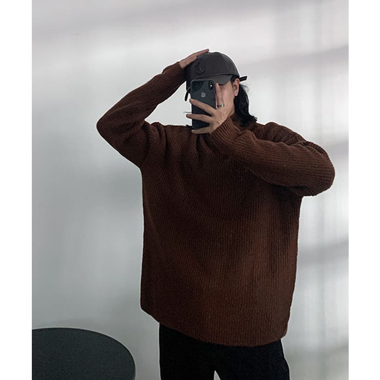 ASCLO(エジュクロ)Hachi Half Neck Knit 韓国[品番：NWIW0010584]｜3rd Spring（サードスプリング ...