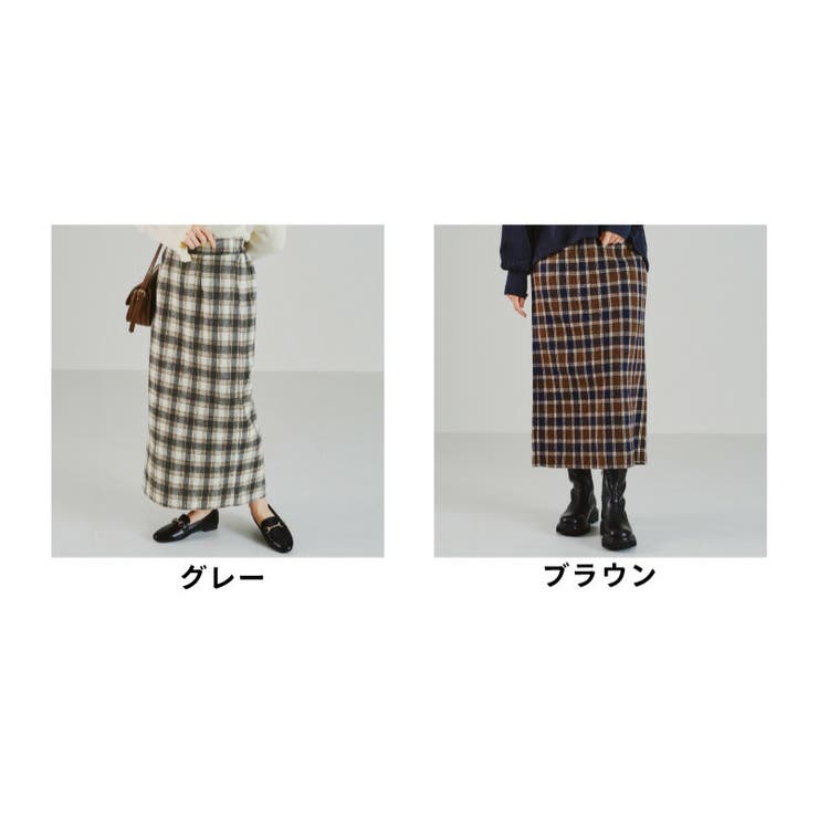 チェック柄タイトスカート/AC2709 acro アクロ[品番：ORTS0003994]｜ORiental TRaffic（オリエンタル ...