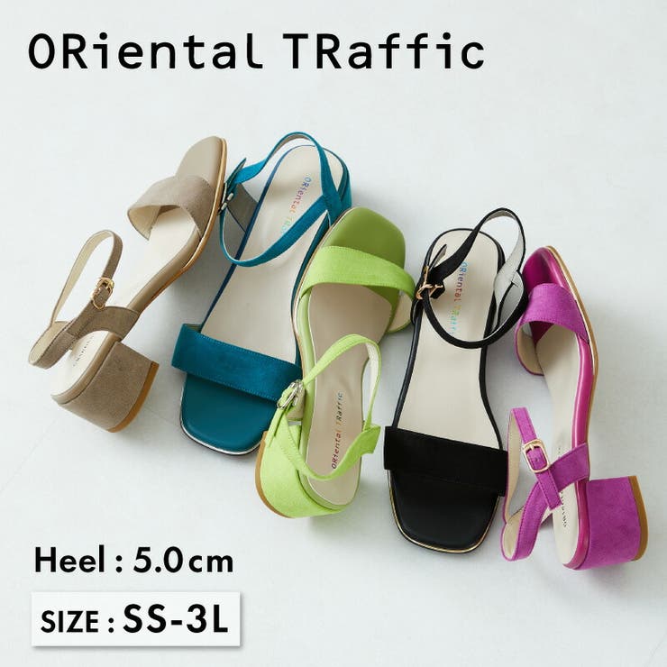 メタリックラインミドルヒールサンダル/31209[品番：ORTS0004104]｜ORiental TRaffic（オリエンタルトラフィック）のレディースファッション通販｜SHOPLIST ...