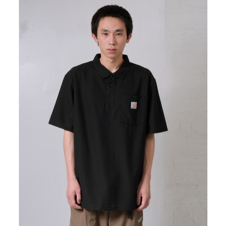 Carhartt/カーハート ポケット付き ワンポイント ポロシャツ Carhartt/カーハート ポケット付き ワンポイント ポロシャツ